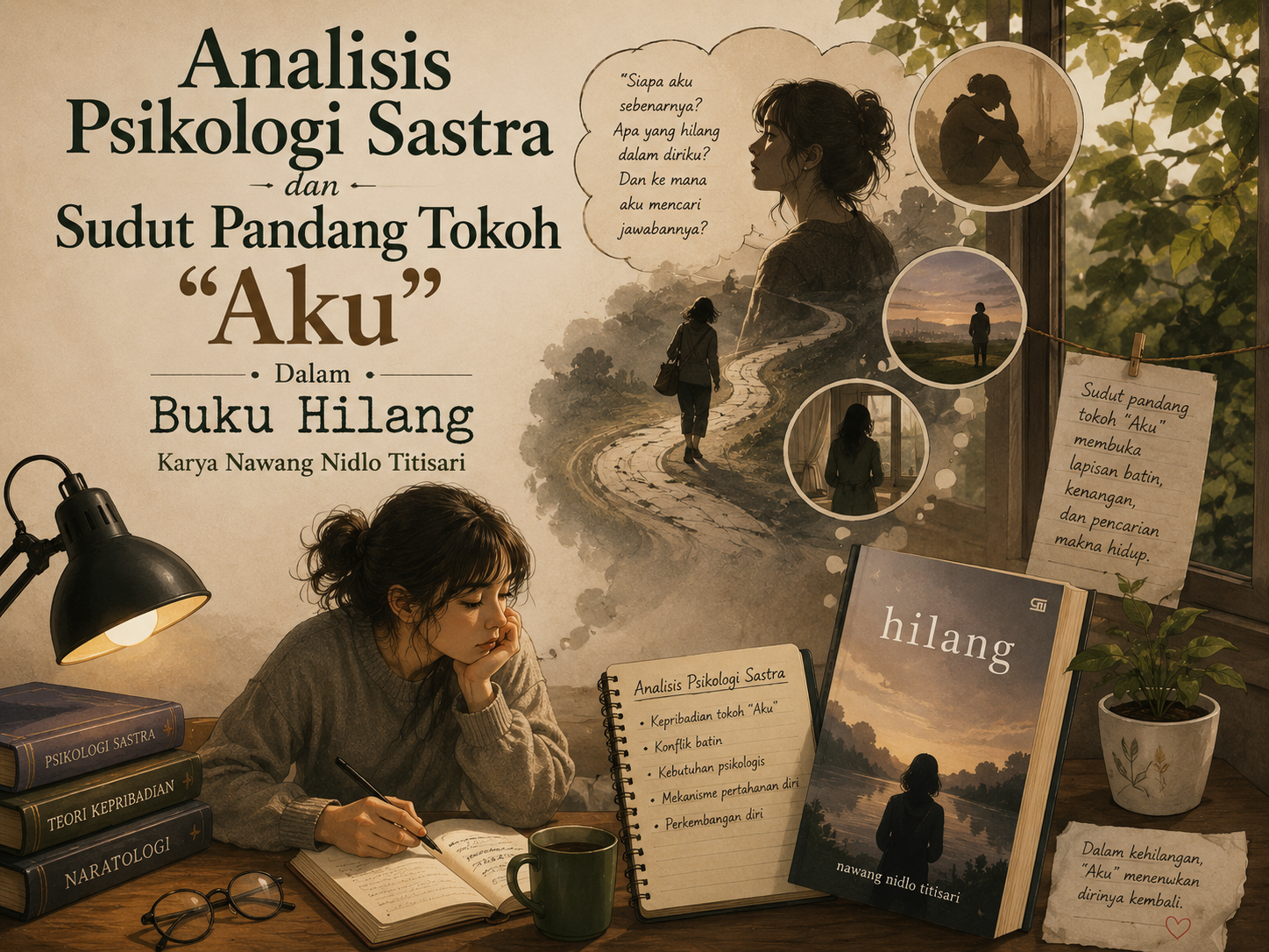 Analisis Psikologi Sastra dan Sudut Pandang Tokoh “Aku” Dalam Buku ...